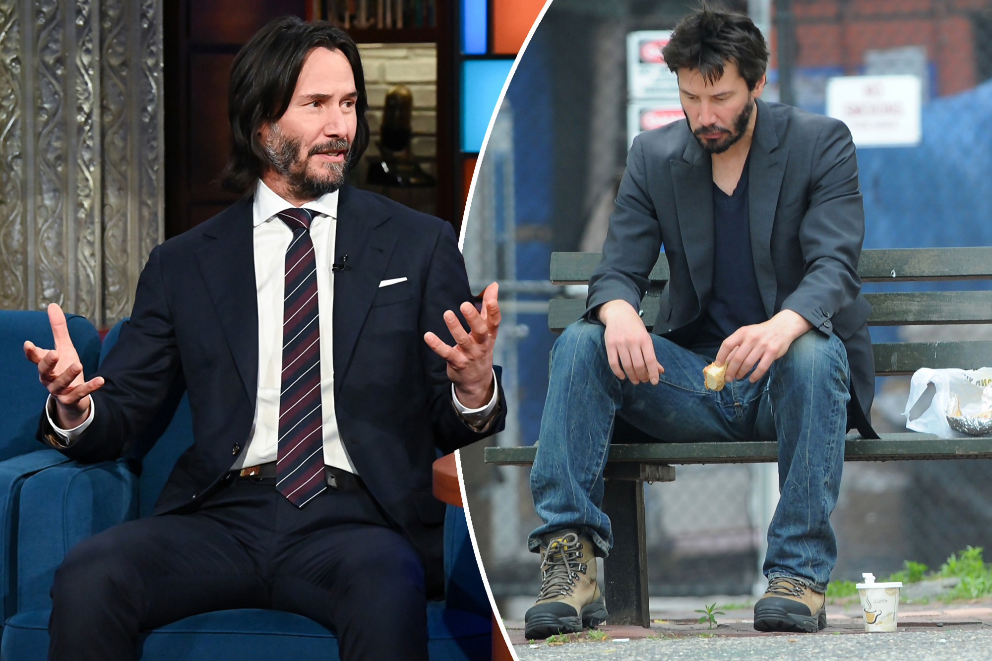Keanu Reeves réagit au mème culte du "Sad Keanu"